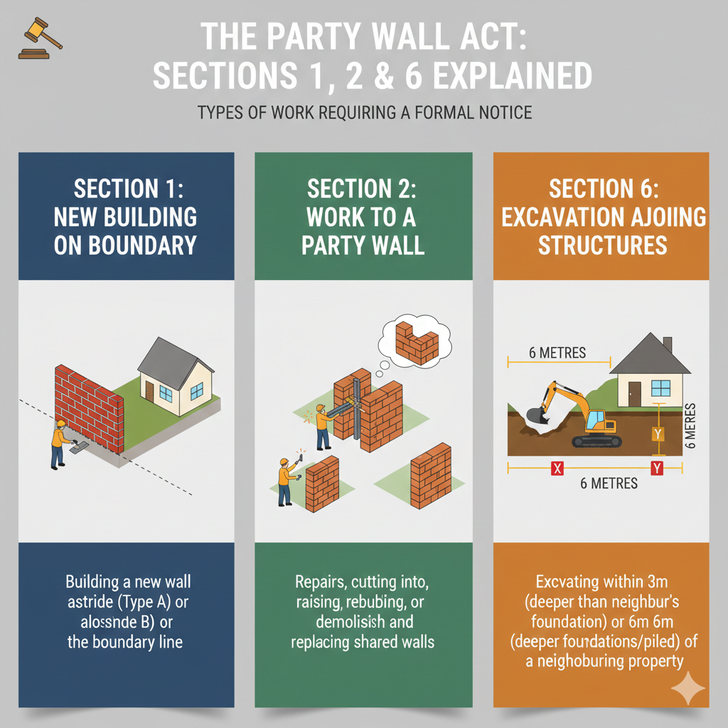 Section 1, Section 2, and Section 6 Notices Explained - Party Wall ...